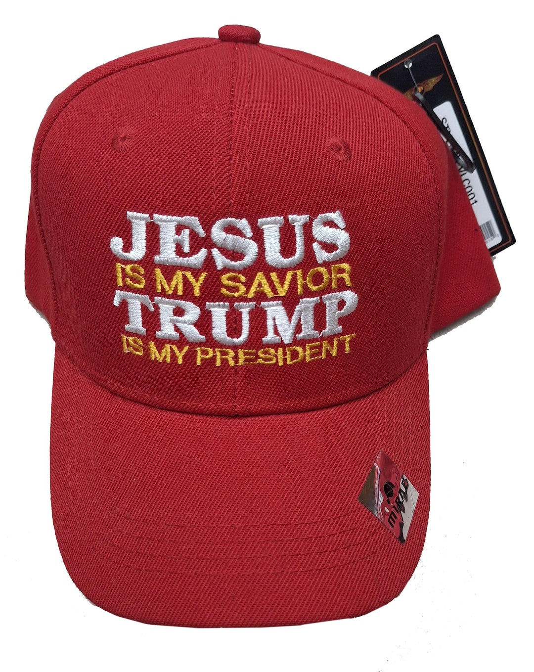 Trump is My President Jesus is Saviour Red MAGA Hat - Etsy
