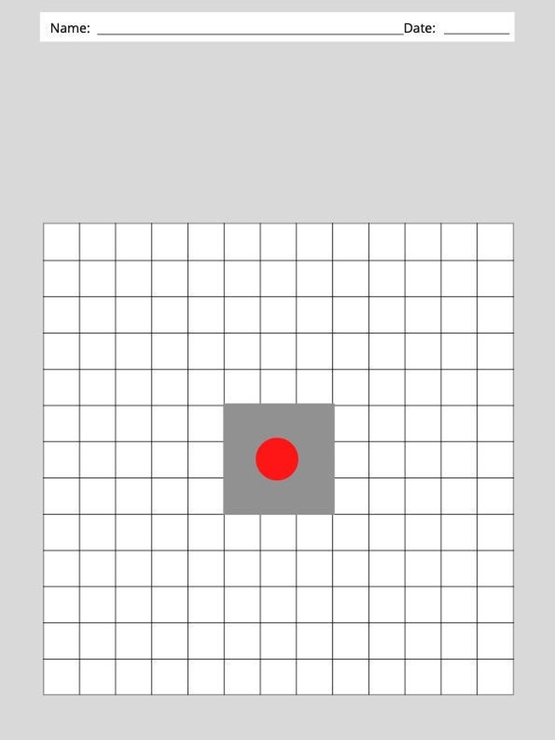 Simple Printable Target - Etsy