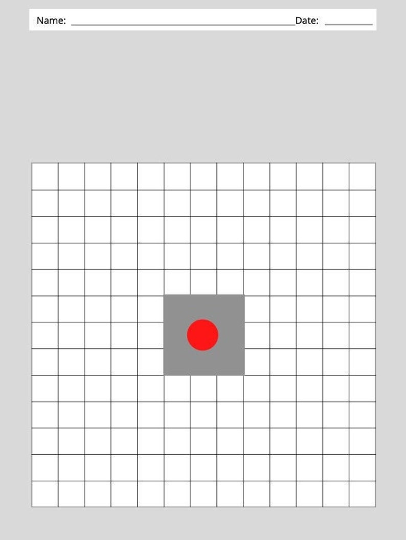 Simple Printable Target - Etsy