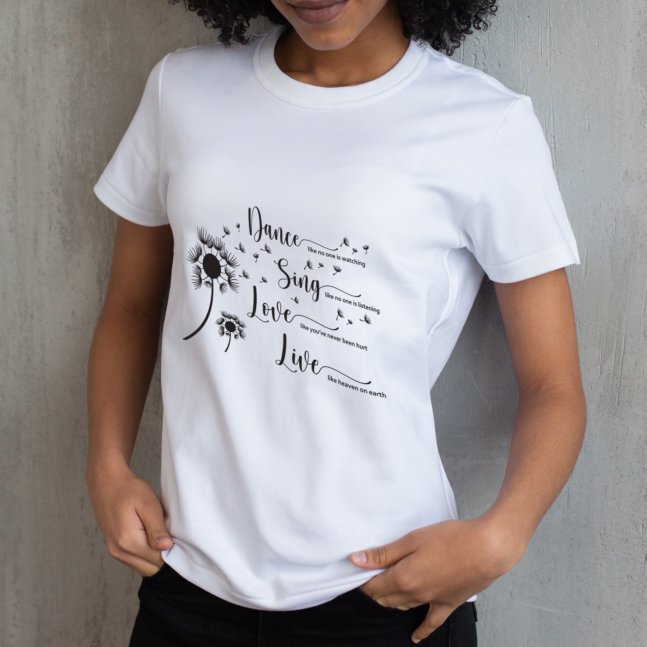 Dance, Sing, Love, Live SVG, PNG | Files for Cutting Machines | Cricut ...