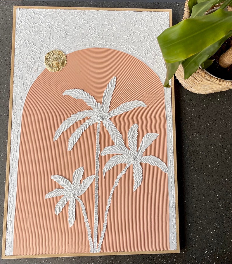 Textured Artwork Textured Painting Wall Art Boho Art - Etsy