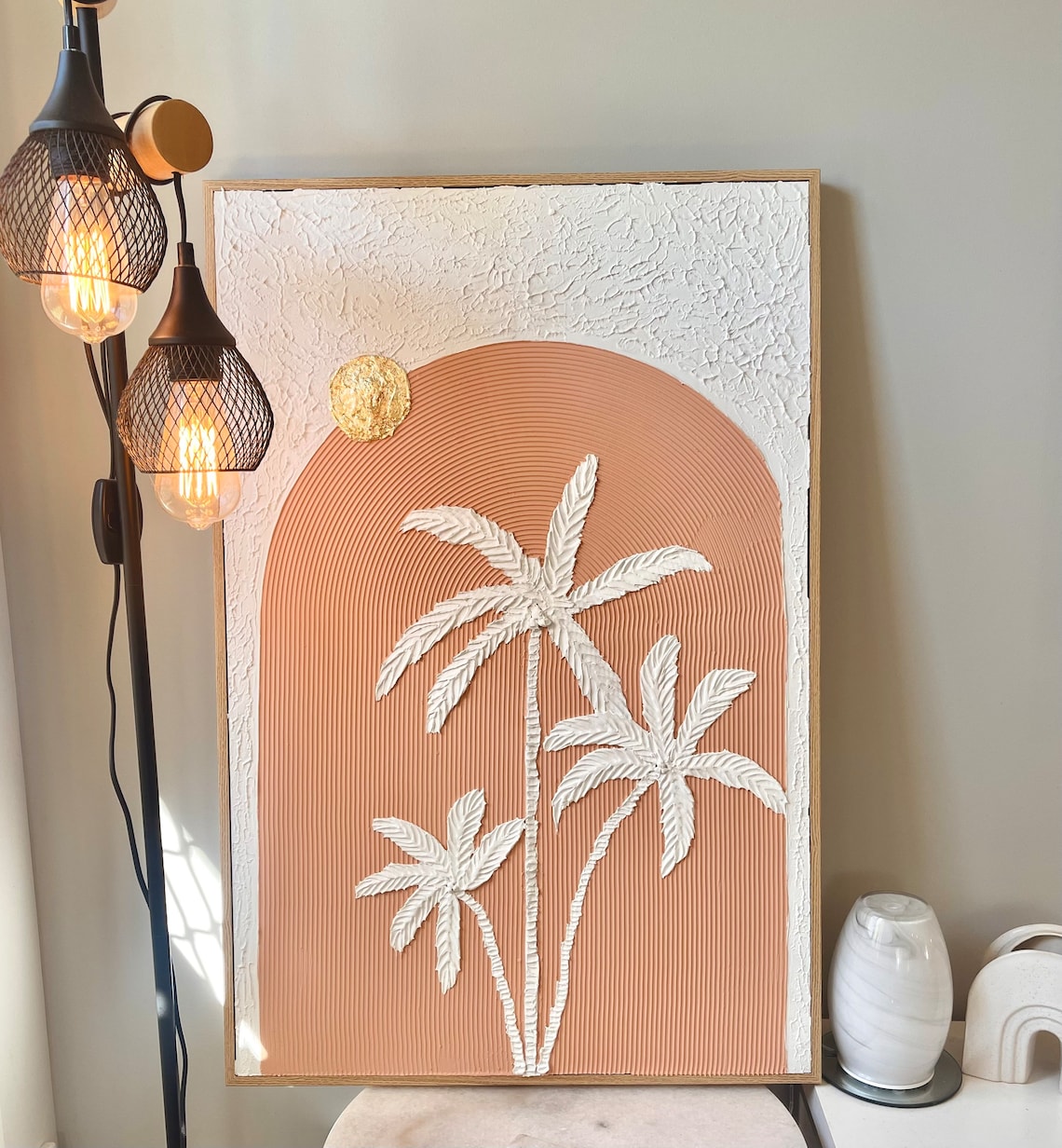 Textured Artwork Textured Painting Wall Art Boho Art - Etsy