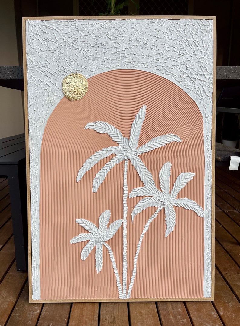 Textured Artwork Textured Painting Wall Art Boho Art - Etsy