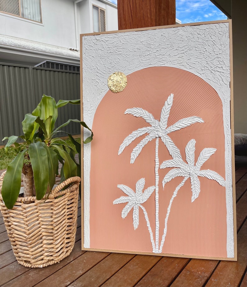 Textured Artwork Textured Painting Wall Art Boho Art - Etsy