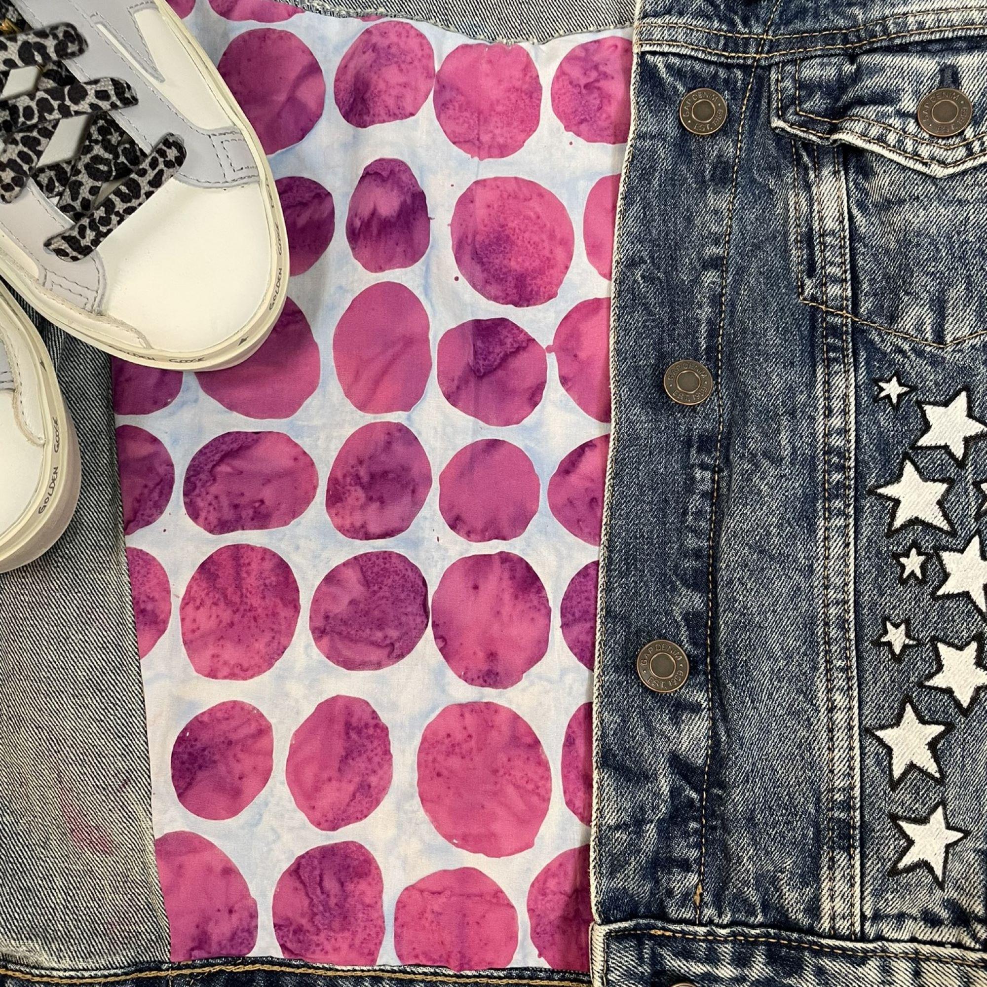 Peter Max Inspired Hand Painted Denim Jacket - Etsy