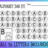 Alphabet Dab It Sheets, Preschool Prek Kindergarten Phonics, Alphabet ...