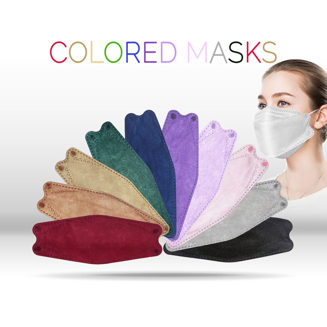 Mix N Match 10 Colorful KF94 Protective Face Masks - Etsy