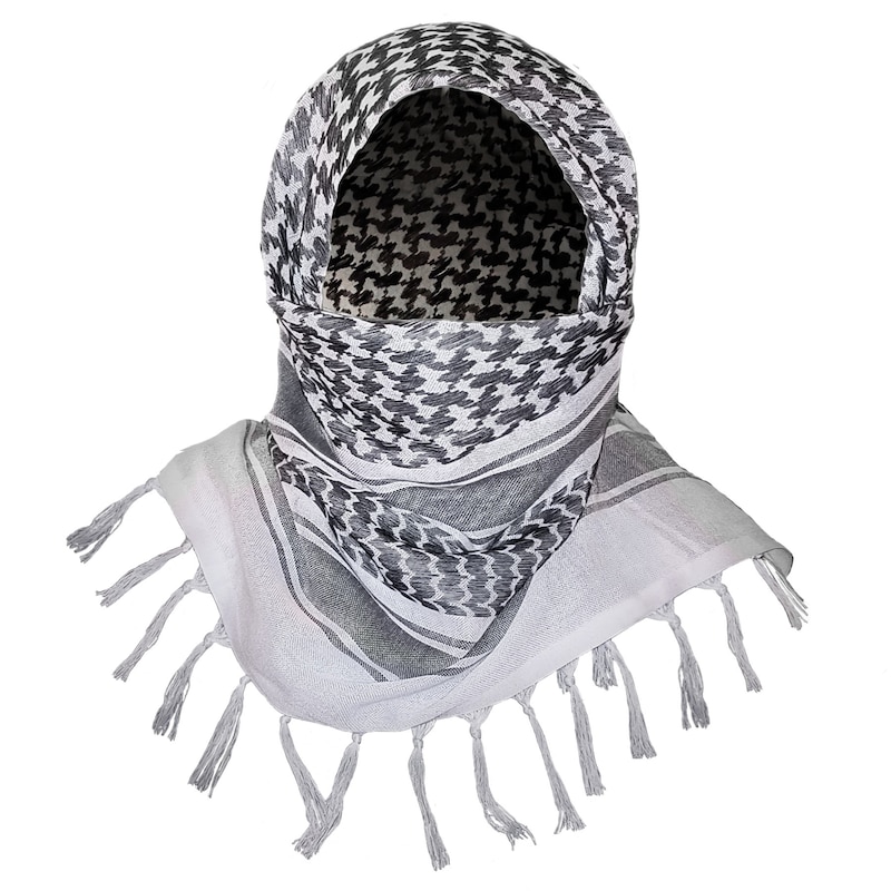 White Arab Head Wrap - Etsy