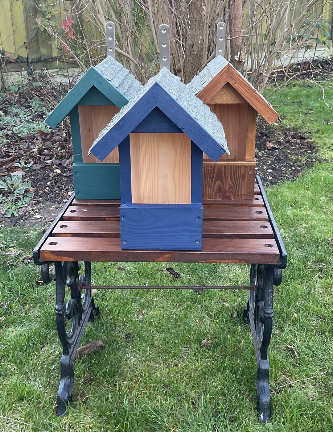 Handmade Wooden Robin Nest Box - Bird Box for Robins - Etsy