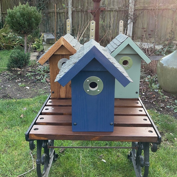 Wooden Bird Box - Etsy UK