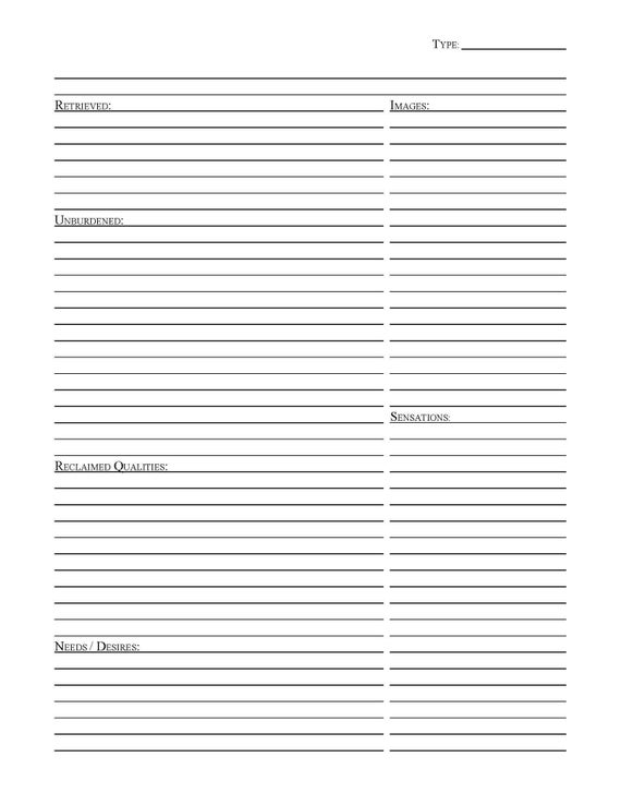 IFS Parts Mapping Template english - Etsy