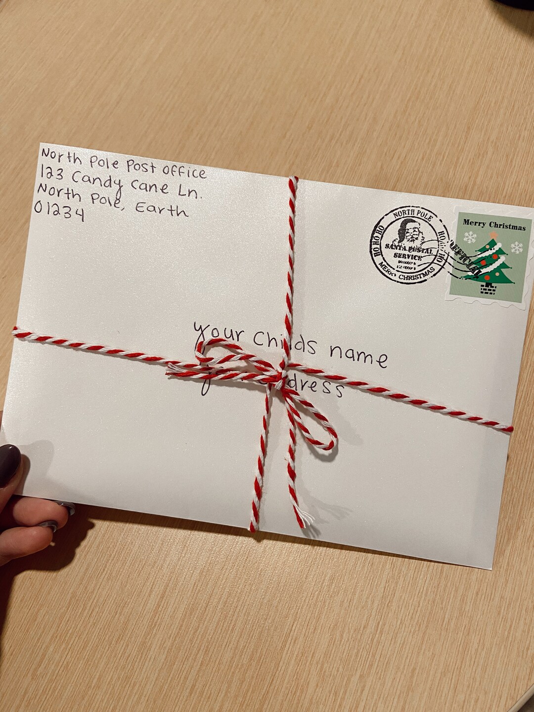 Personalized Handwritten Letter From the North Pole - Etsy