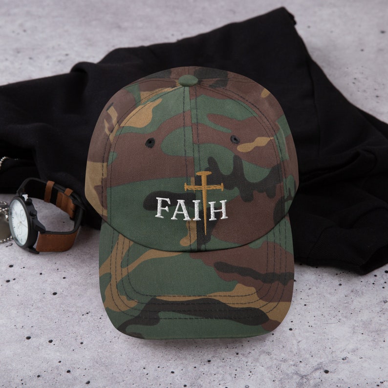 Faith Baseball Hat-bible Verse Cap -christian Hats for Men- Dad Hat ...