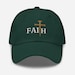 Faith Baseball Hat-bible Verse Cap -christian Hats for Men- Dad Hat ...