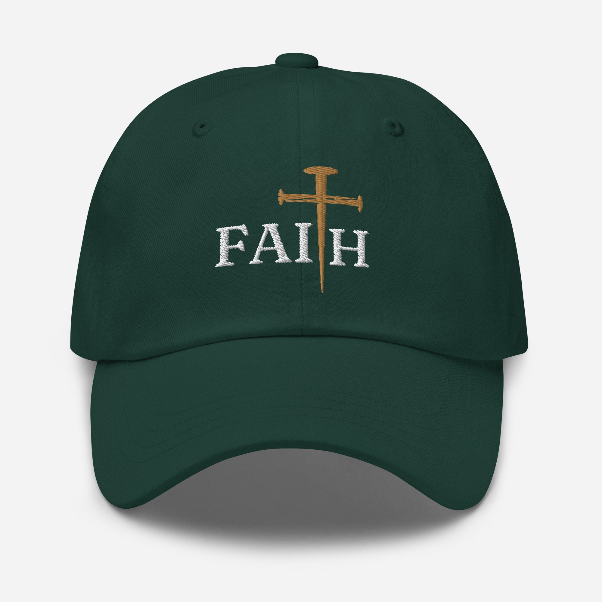 Faith Baseball Hat-bible Verse Cap -christian Hats for Men- Dad Hat ...