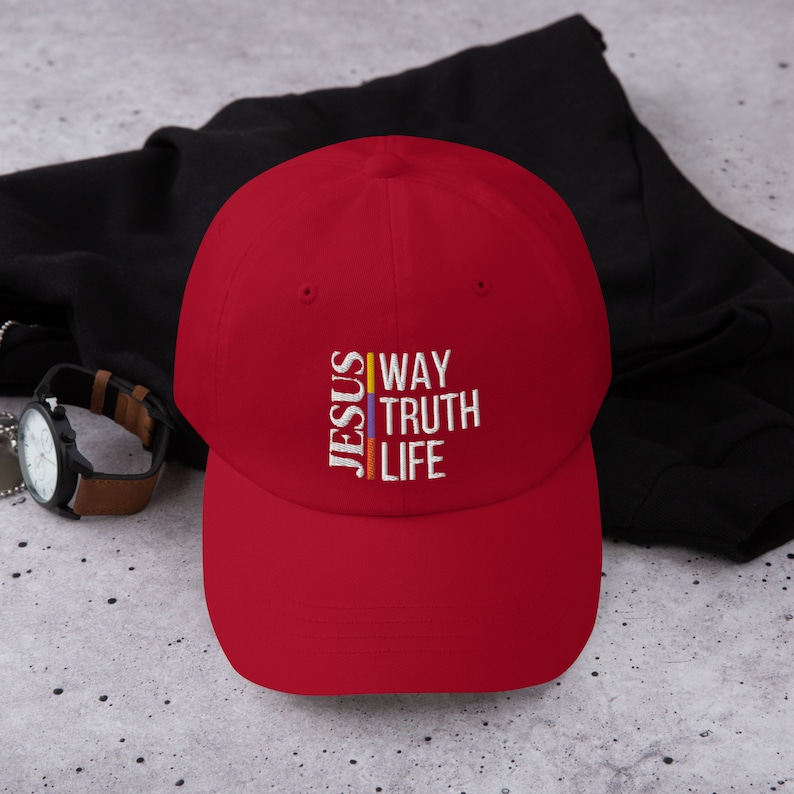 Jesus Way Truth Life Baseball Embroidered Hat-christian Hat for Women ...