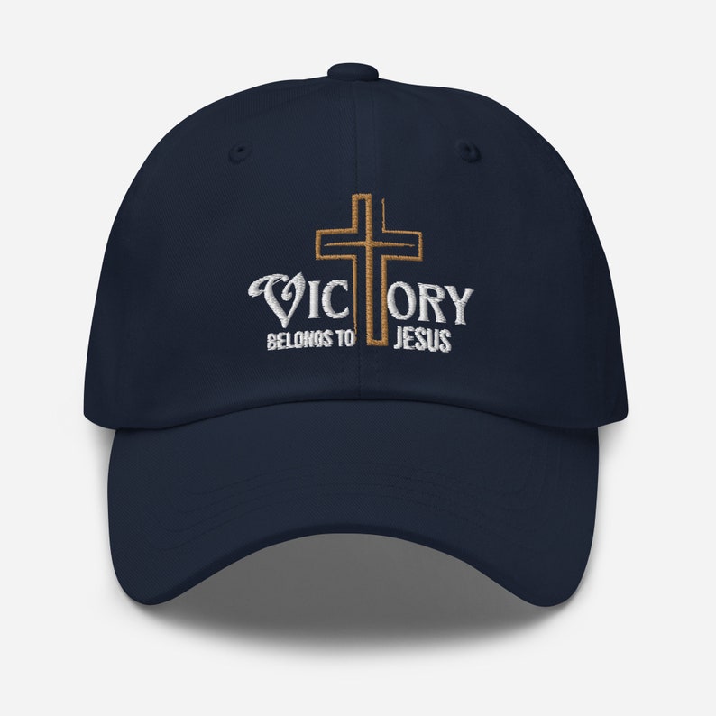 Victory Belongs to Jesus Christian Hat With Cross- Christian ...