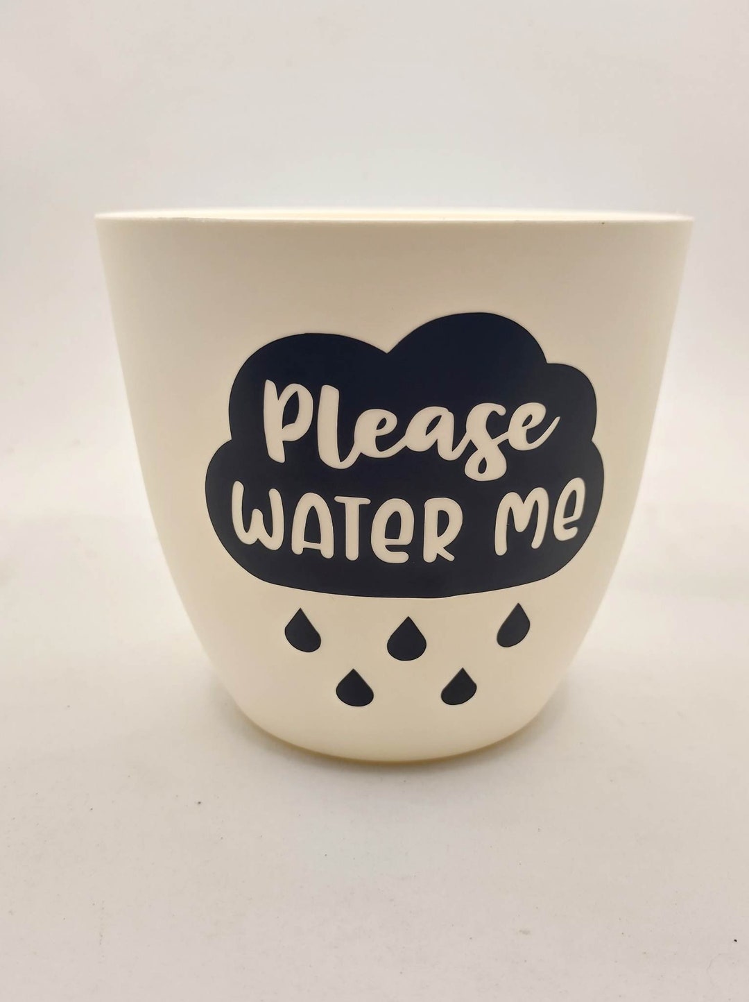Please Water Me Plastic 10cm Pot - Etsy