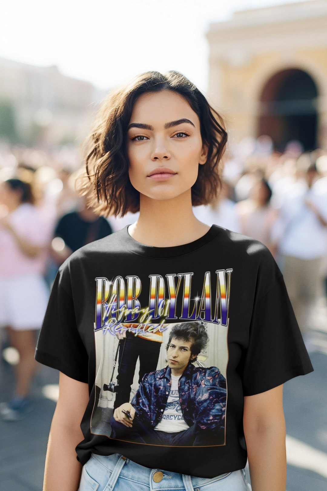 Bob Dylan Shirt, Bob Dylan Tshirt New Design Casual Unisex Tee Size S ...