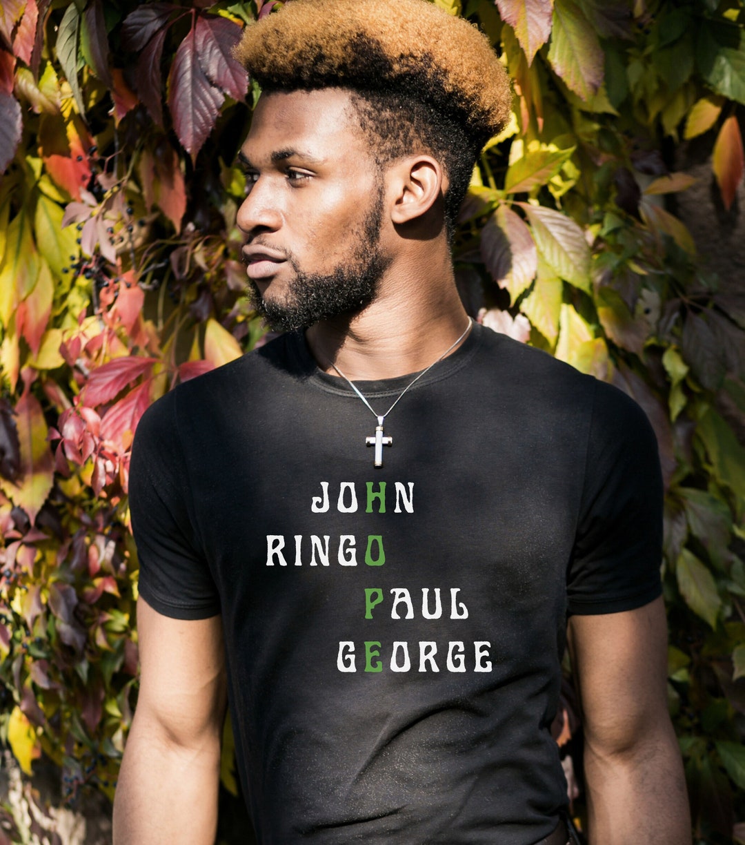 The Beatles, Hope Shirt, Acrostic Graphic Tee, John Lennon, Paul ...