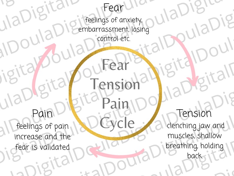 Fear-tension-pain Cycle Poster | Childbirth Education | Doula - Etsy