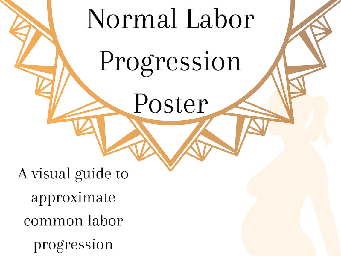 Normal Labor Progression Poster Childbirth Education Doula - Etsy