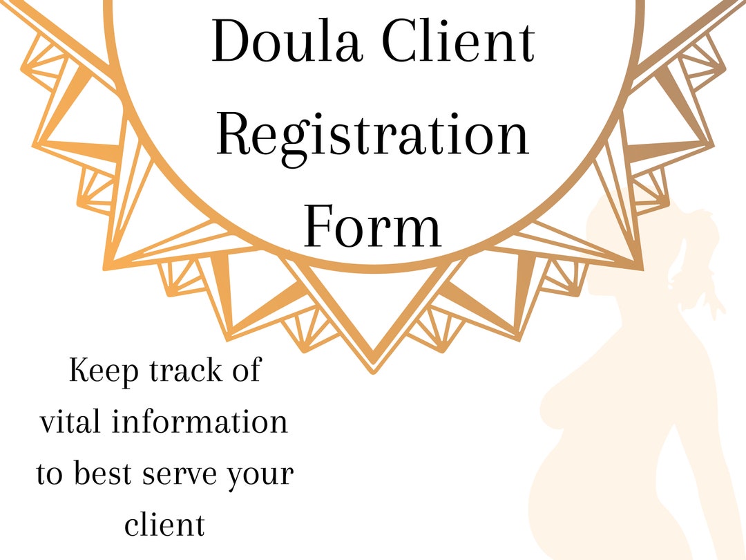 Doula Client Registration Form| Childbirth Education| Doula - Etsy