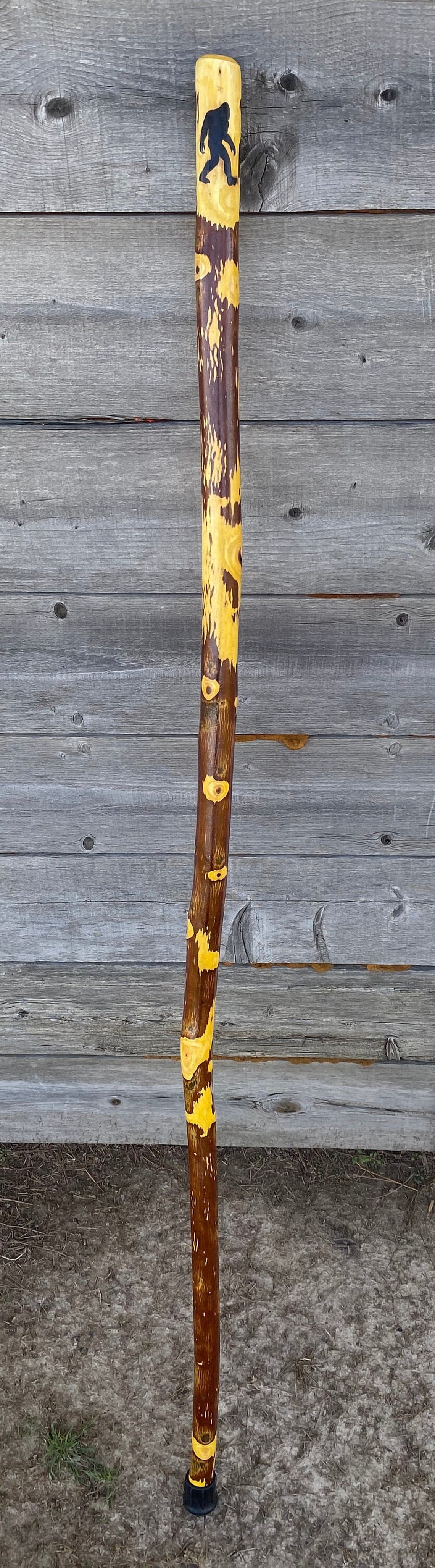 Sasquatch Hiking Stick Bigfoot Walking Stick Sasquatch - Etsy UK