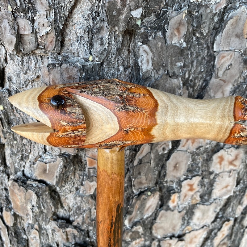 Walking Stick Fish Handle - Etsy