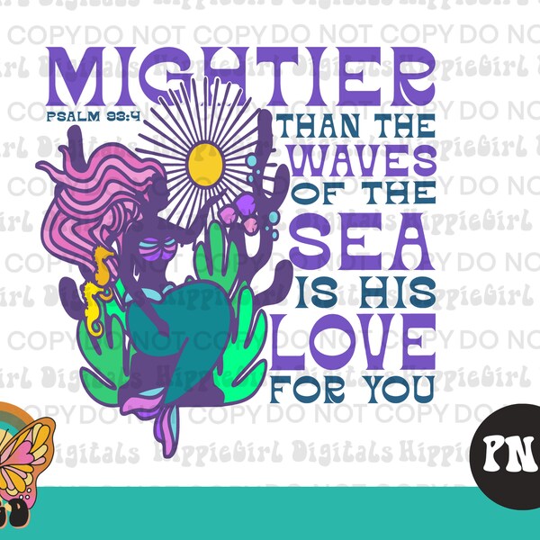 Mermaid Bible Verse - Etsy