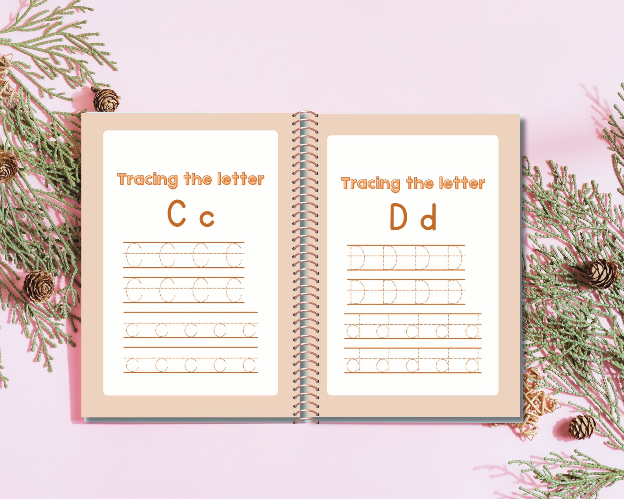 Alphabet Tracing Worksheets A-Z, ABC Tracing Workbook, Handwriting ...