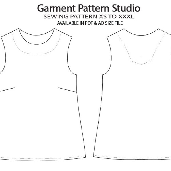 Top Sewing Pattern - Etsy