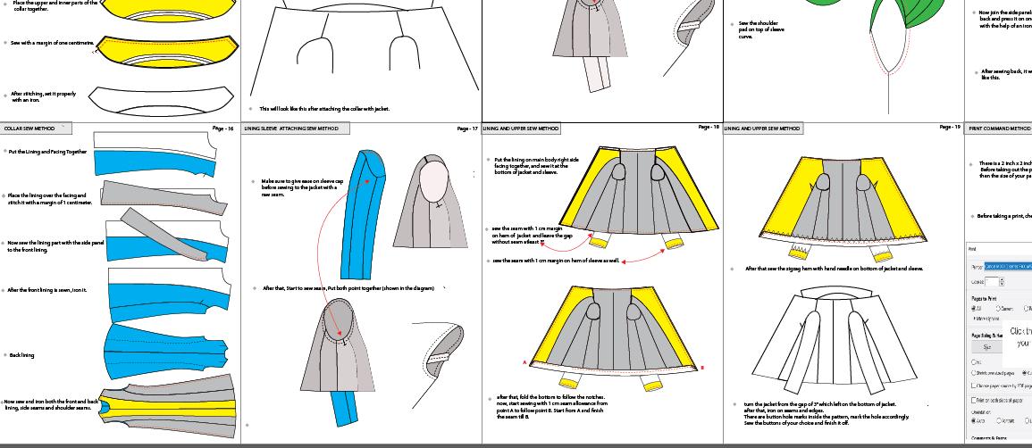 Women's Double-breasted Jacket Sewing Pattern, All Sizes XS-XXXL (A4 ...
