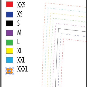 Women Mandarin Collar Kurta (tunic)sewing Pattern All Size Grading XS ...