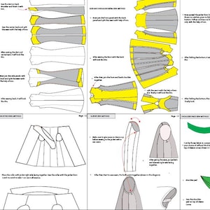 Women Double-breasted Jacket Sewing Pattern All Size Grading XS to XXXL ...