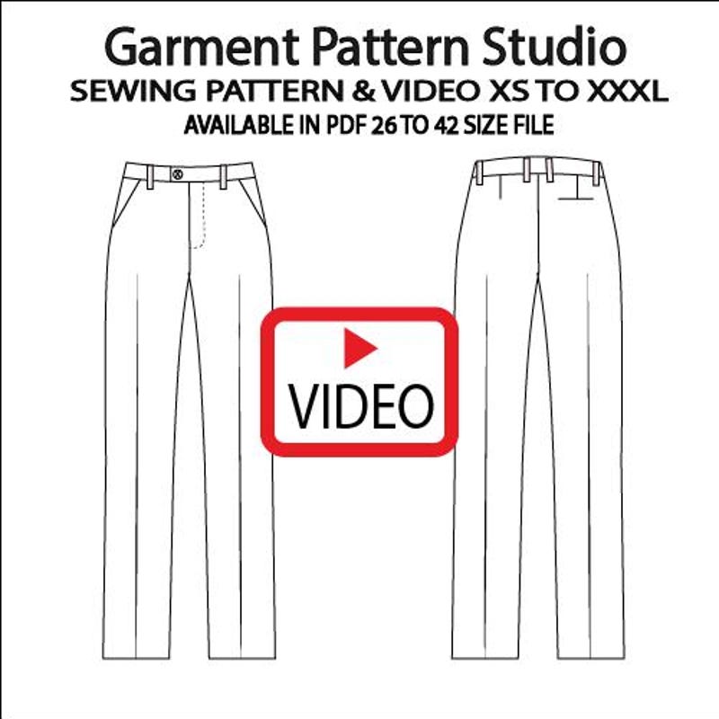 Mens Jeans Pattern - Etsy