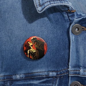 Death Kiss Button - Etsy