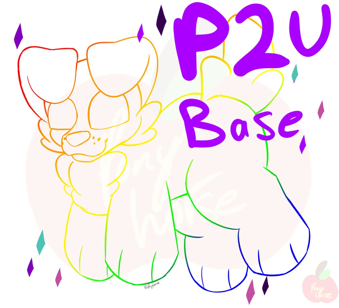 Puppy Furry Line Art Base - Etsy