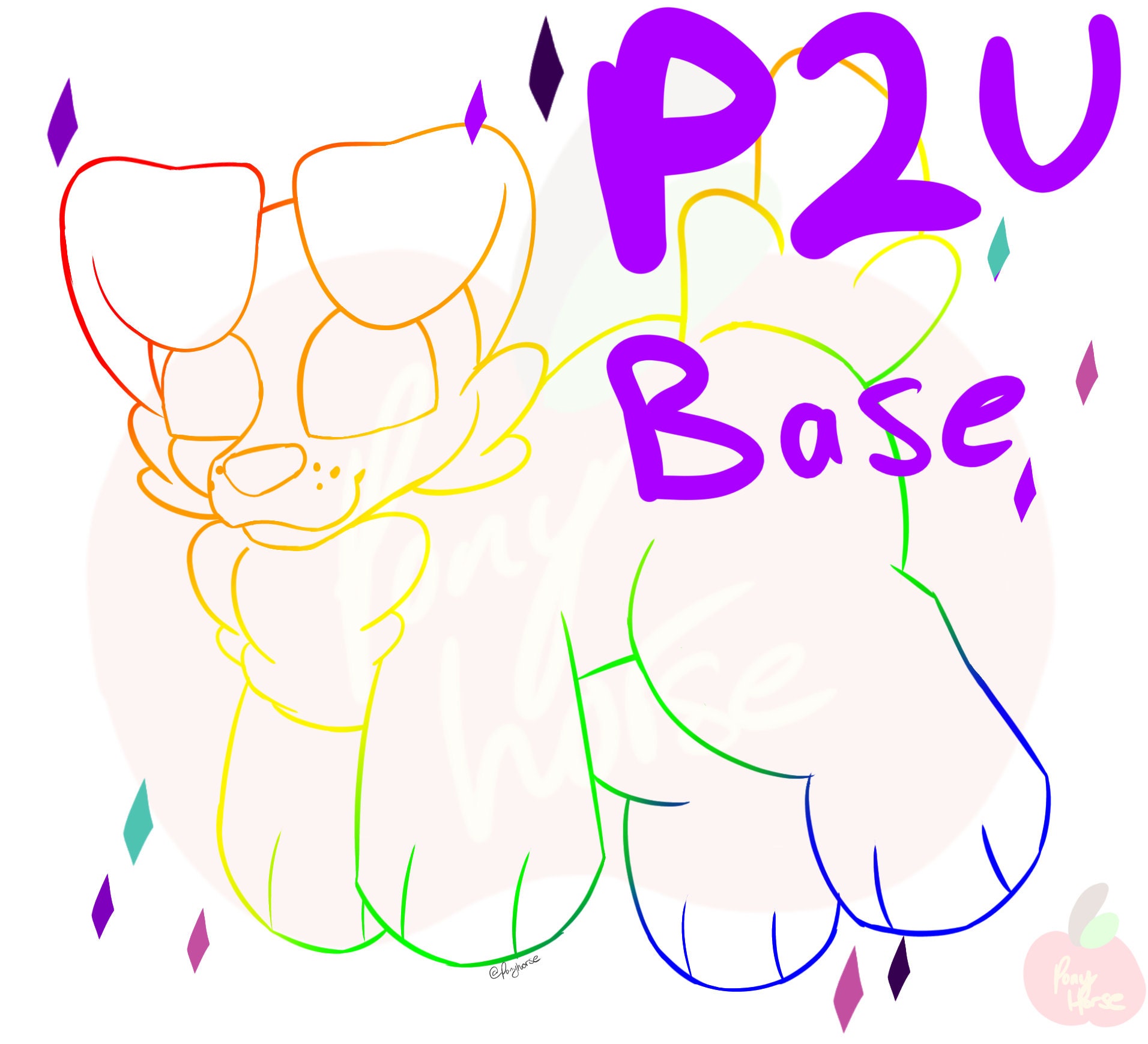 Puppy Furry Line Art Base - Etsy