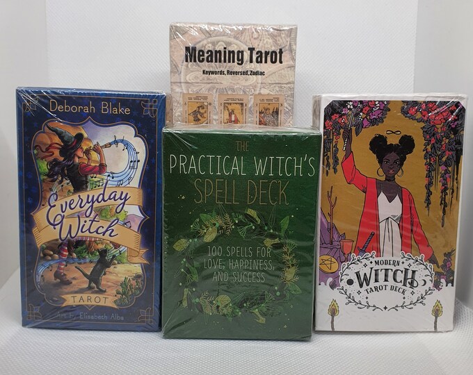 Tarot Deck for Beginners, Practical Witch's Spell Deck, Tarot Deck With ...
