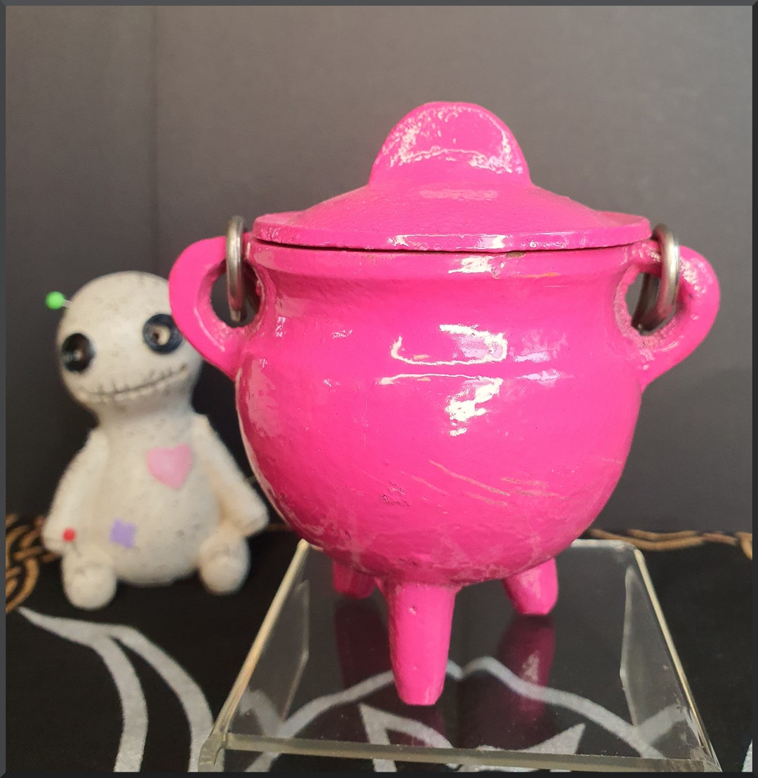 Pink Cast Iron Cauldron - Etsy