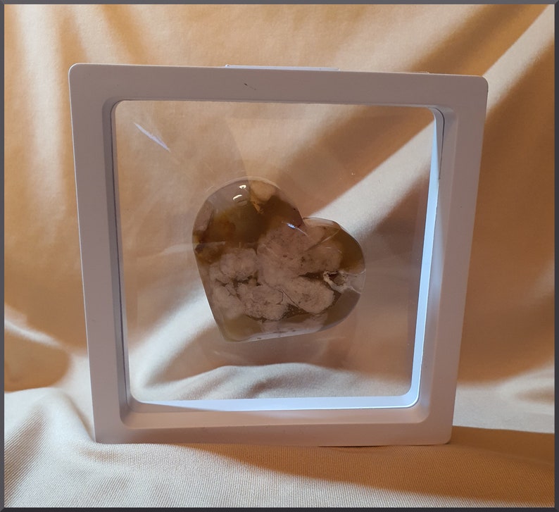 Square 3D Floating Display Frame Black or White Display Stand - Etsy