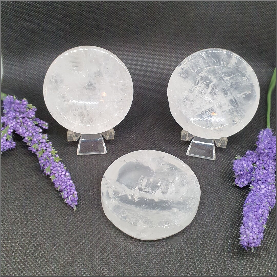 Clear Quartz Bowls, Small Quartz Bowl, Round Clear Quartz Bowl, Crystal ...