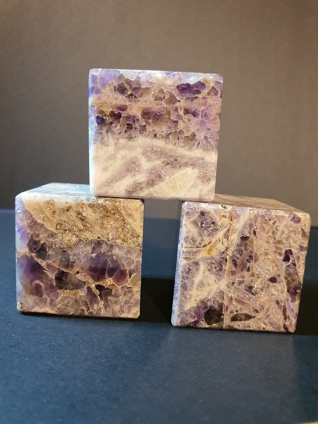 Large Amethyst Crystal Cubes, 1 1/2, Choose Your Own - Etsy