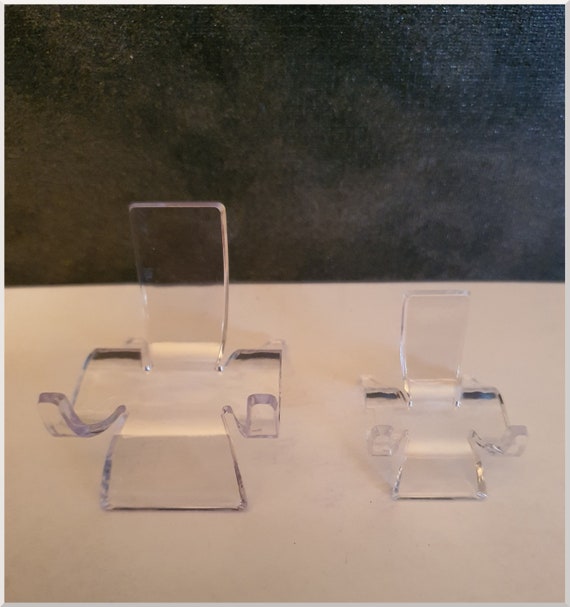 Clear Acrylic Display Stands for Hearts Specimens & Slabs 2 - Etsy