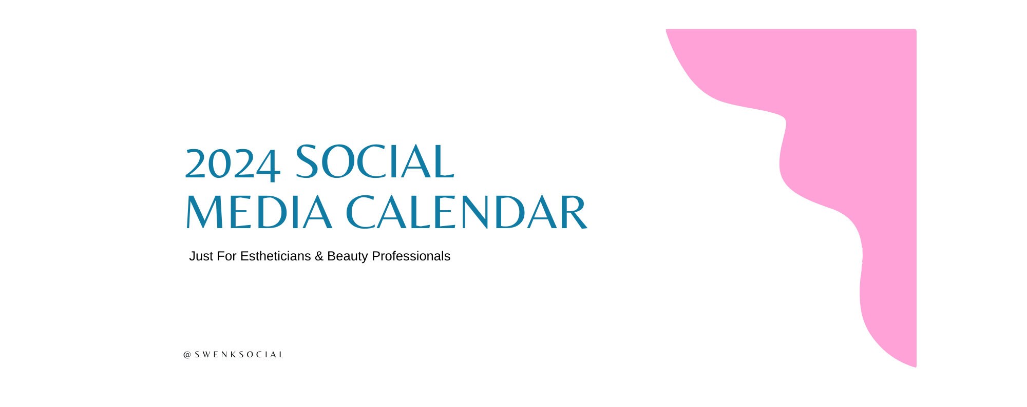 Esthetician Marketing Planner Calendar: Grow Your Esthetics Business ...