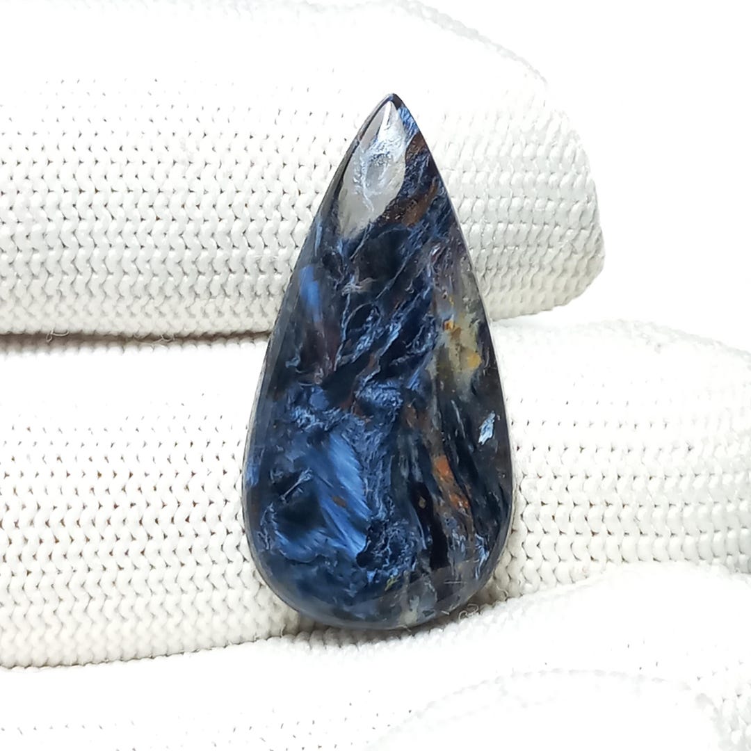 Very Rare Blue Pietersite Cabochon,namibian Pietersite Size-14×28×4mm ...