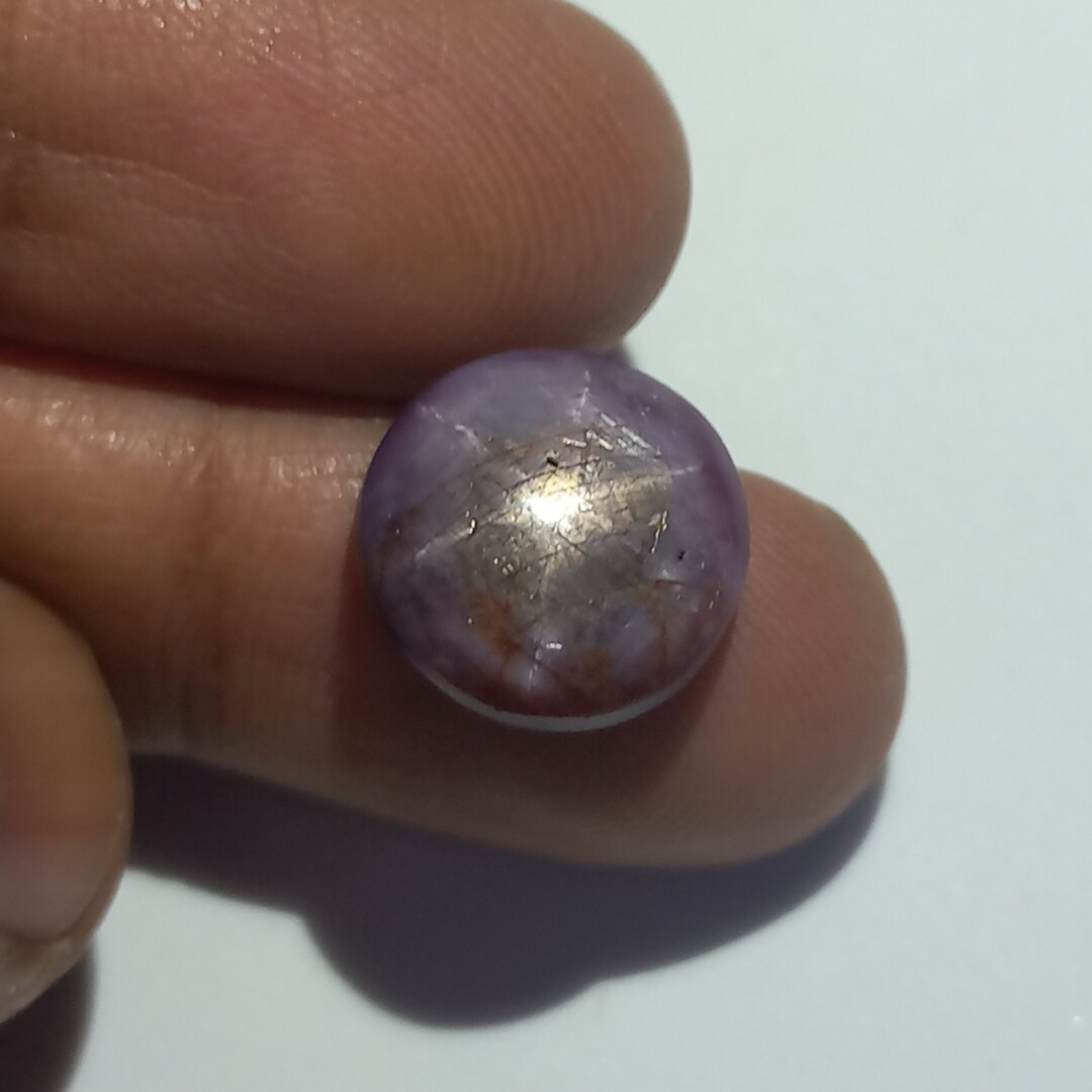 Indian Purple Star Ruby Cabochone Natural Ruby Sapphire Gemstone Unique ...