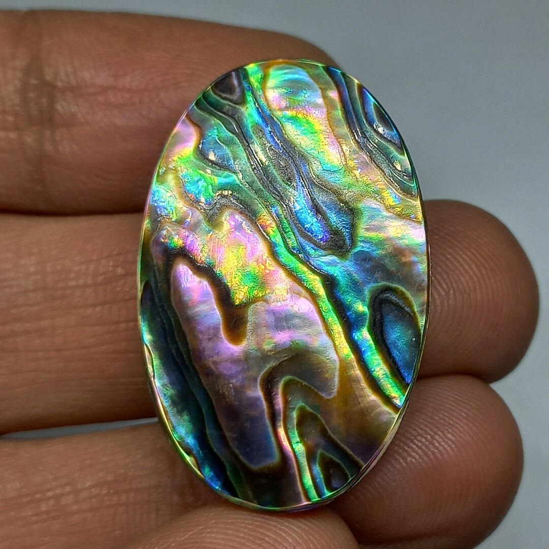 Abalone Shell Cabochon Abalone Gemstone Loose Abalone Shell Unique ...