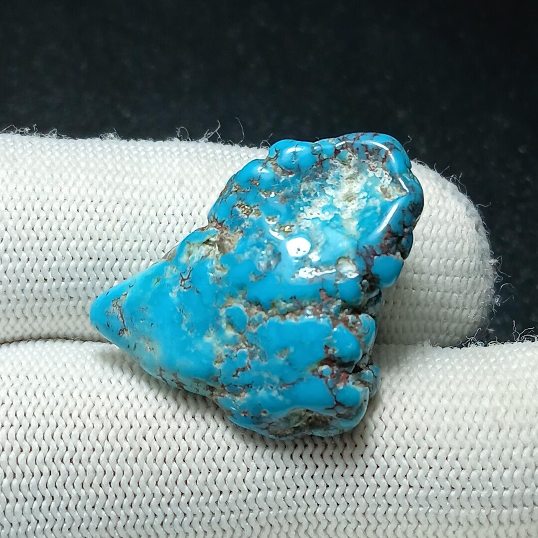 Arizona Turquoise Raw and Polished Rough Natural Raw Gemstone ...